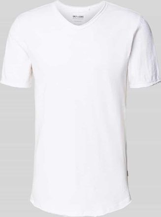 Only & Sons Regular Fit T-Shirt aus reiner Baumwolle Modell BENNE LONGY