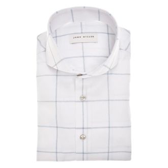 John Miller Homme, Chemises, Blanc, Taille: M Overhemd Tailored Fit N