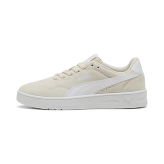 Puma Sneakers en daim Court Lally Femme, Chaussures, Blanc, 35.5