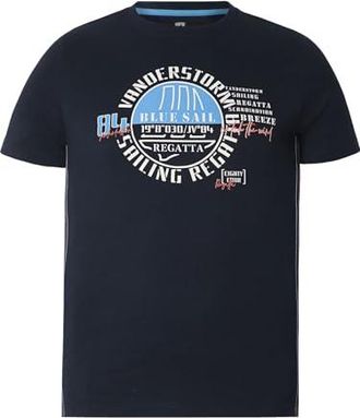 Jan Vanderstorm T-shirt Ulfert pour homme, bleu fonc&eacute;, 6XL