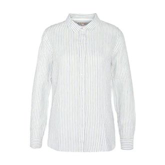 Barbour Femme, Blouses et Chemises, Blanc, Taille: 42 FR Chemise en Lin Blanche V&ecirc;tements pour Femmes
