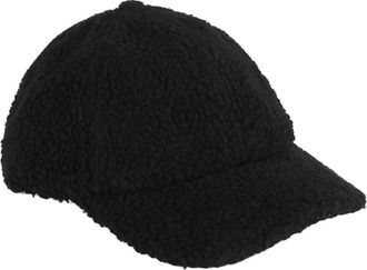 Rains Schwarze Fleece-M&uuml;tze Teddy-Effekt Verstellbar - - Accessories - Herren - Schwarzk - ONE SIZE
