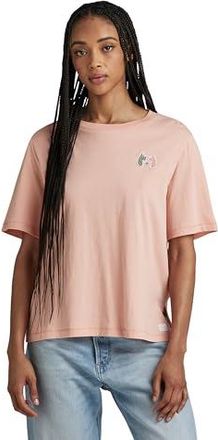 G-Star G-Star Femme Top G-Na Badge Boxy, Rose (deep berry shake D24511-A870-B115), M