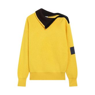 Loewe Pullover mit Rei&szlig;verschluss - - Knitwear - Damen - Gelb - XS