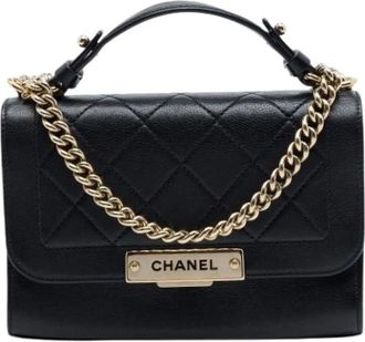 Chanel Sac &agrave; main Click Flap Pre-owned - Femme - Pre-owned - Noir - Taille: ONE Size
