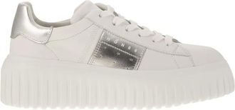 Hogan Low-Top Sneaker - H-Stripes - Sneakers With Side Band - Gr. 38 (EU) - in Wei&szlig; - f&uuml;r Damen