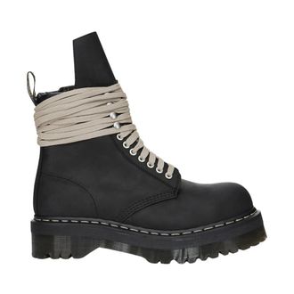 Rick Owens Botte &agrave; semelle compens&eacute;e avec embout de s&eacute;curit&eacute; - unisex - Chaussures - Noir - Taille: 36 1/2 EU