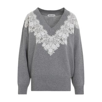 Alberta Ferretti Femme, Pulls, Beige, Taille: 36 FR Cashmere Tricots