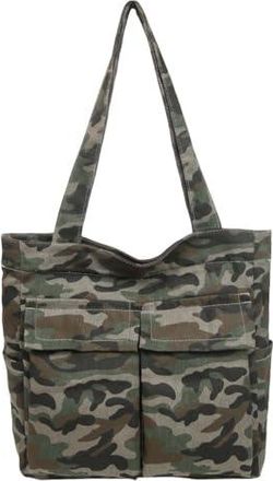 Generic Sac Fourre-tout en Toile pour Femme Tote Bag Sacs de Courses et Cabas avec Grande Capacité Parfait pour École, Travail et Voyage