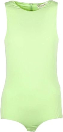 Genny Femme, Tops, Vert, Taille: 36 FR Top Sans Manches