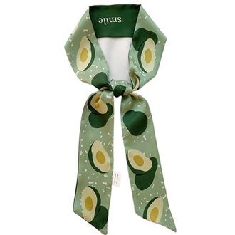 Generico &Eacute;charpe longue en soie pour femme, ch&acirc;le et couvre-chef imprim&eacute; &agrave; la mode, Color2, taille unique