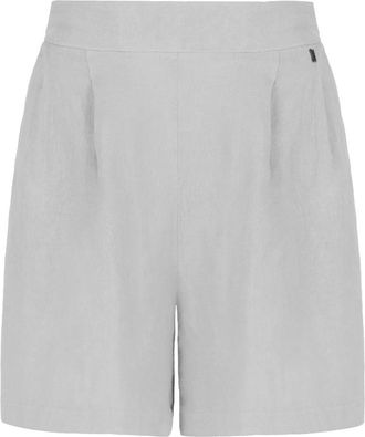 Bomboogie Femme, Shorts, Blanc, Taille: 42 FR Short large en lin