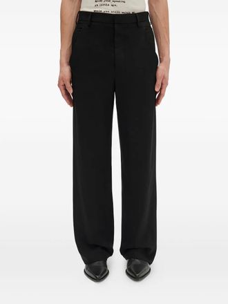 Ann Demeulemeester pantalon &agrave; poches cargo - Noir