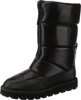 Högl Högl Damen COZY Kniehohe Stiefel, Schwarz, 36 EU Weit