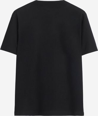 Burberry Logo-Printed Cotton T-Shirt - Black