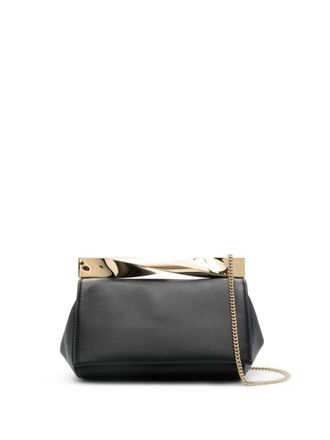 Aquazzura mini pochette Twist Clutch - Noir