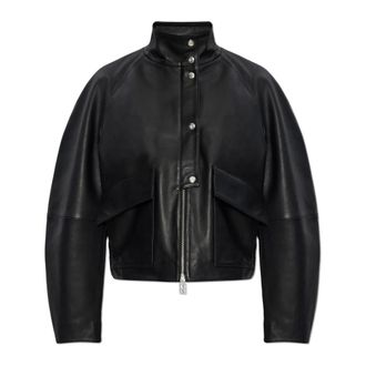 By Malene Birger Femme, Vestes, Noir, Taille: 40 FR Suzanne Leather Jacket