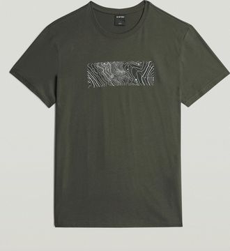 G-Star Logo Tee - Grau - Herren