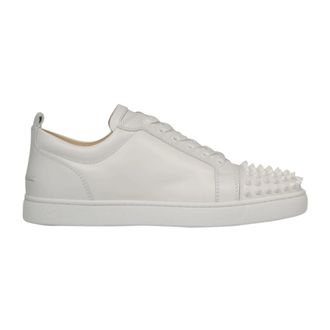 Christian Louboutin Louis Junior Spikes Turnschuhe - - Shoes - Herren - Wei&szlig; - 39 EU