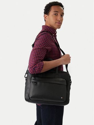 Tommy Hilfiger Laptoptasche Th Flag Computer Bag AM0AM13989 Schwarz