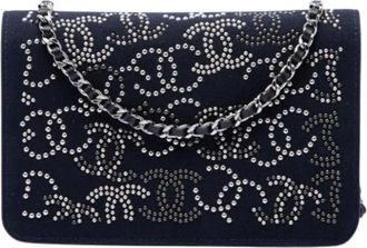 Chanel Pre-owned Toile sacs-chanel - Femme - Pre-owned - Bleu - Taille: ONE Size