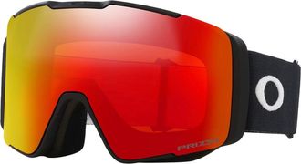 Oakley Line Miner Pro Schneebrille, mattschwarzes Band mit Prizm Snow Torch Iridium Linse, Gr&ouml;&szlig;e L