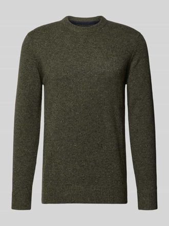 Barbour Pullover aus Woll-Seide-Mix mit Rundhalsausschnitt Modell TISBURY