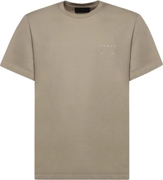 Hogan Homme, Tops, Beige, Taille: S T-shirt MC