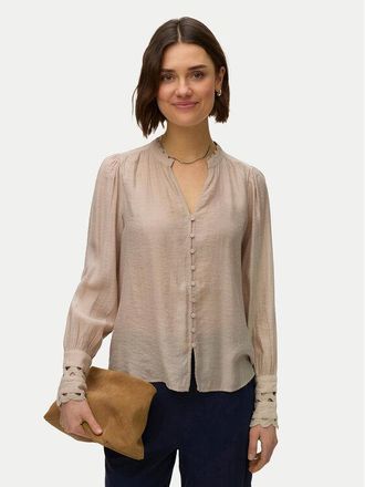 Vero Moda Hemd Irina 10338396 Beige Regular Fit