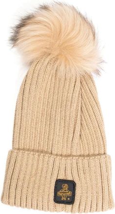 RefrigiWear Bonnet Flocon de Neige - Femme - Accessoires - Beige - Taille: ONE Size