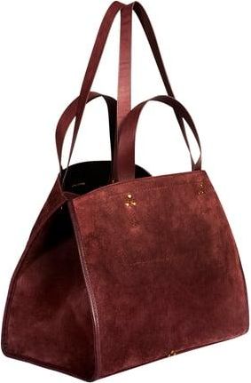 Jerome Dreyfuss Sac cabas L&eacute;on M en cuir su&eacute;d&eacute; de veau