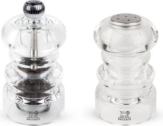 Peugeot Peugeot Nancy Duo Pfefferm&uuml;hle und Salzstreuer, Acryl, 19 x 13,5 x 11 cm