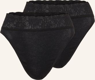 CALIDA Calida 2er-Pack Panties Iconics schwarz