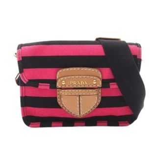 Prada Pre-owned Canapa Righe Shoulder Bag - - Pre-owned - Damen - Mehrfarbig - ONE SIZE