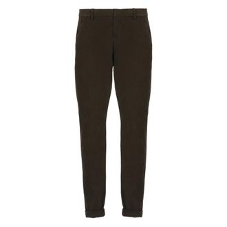 Dondup Braune Baumwoll Herrenhose - - Trousers - Herren - Braun - W34