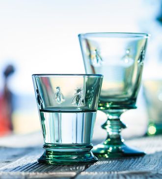 La Rochère Weinglas Abeille Biene Provence Olivgrün 240 ml - 6er Set