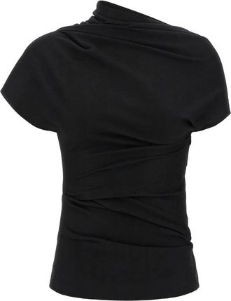 Entire studios Entire Studios, Femme, Tops, Noir, Taille: 40 FR Side Drape Top