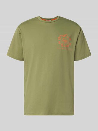 Scotch & Soda T-Shirt mit Label-Print und Rundhalsausschnitt