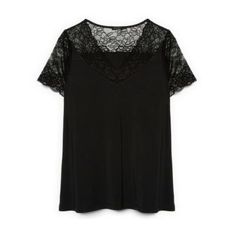 Fiorella Rubino Damen, Blusen & Hemden, Schwarzk, XLGröße