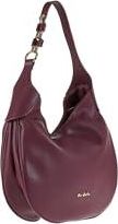 Pierre Cardin Sac &agrave; bandouli&egrave;re pour femme en cuir v&eacute;ritable Made in Italy 33 x 25,5 x 12 cm 55096, bordeaux, Taille unique