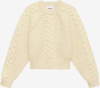 Isabel Marant Pull Obrero - Femme - &Eacute;cru - Taille 34 - Isabel Marant