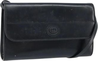 Gucci Sac bandouli&egrave;re vintage Pre-owned - Femme - Pre-owned - Noir - Taille: ONE Size