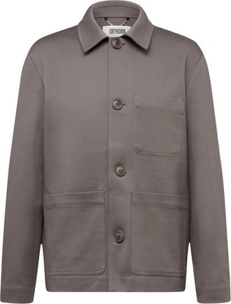 Drykorn Softes Overshirt Makona aus einem Baumwolljersey in