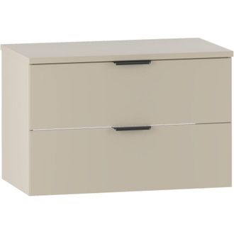 Badplaats Waschbeckenunterschrank Pyra 80 x 46 cm Cashmere - H&auml;ngender Bad