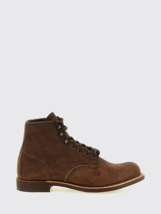 Red Wing Shoes Iron Ranger Schn&uuml;rstiefeletten aus Rindsveloursleder
