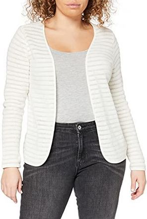Only Onlcrystal Ls Cardigan Noos, Gilet Femme, Blanc (Cloud Dancer), 34 (Taille Fabricant: X-Small)