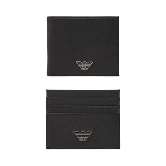 Emporio Armani Geldb&ouml;rse und Kartenetui Set Emporio Armani Y4R237 Y138E Schwarz