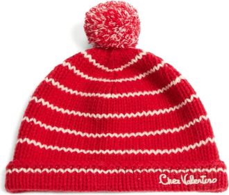 Valentino Garavani bonnet Chez en laine - Rouge