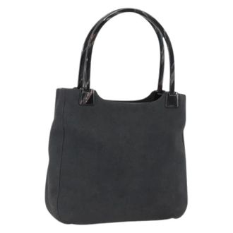 Prada Sac &agrave; main en daim Pre-owned - Femme - Pre-owned - Noir - Taille: ONE Size