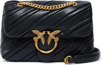 Pinko Pinko, Femme, Sacs, Noir, Taille: ONE Size Mini Love Bag Puff